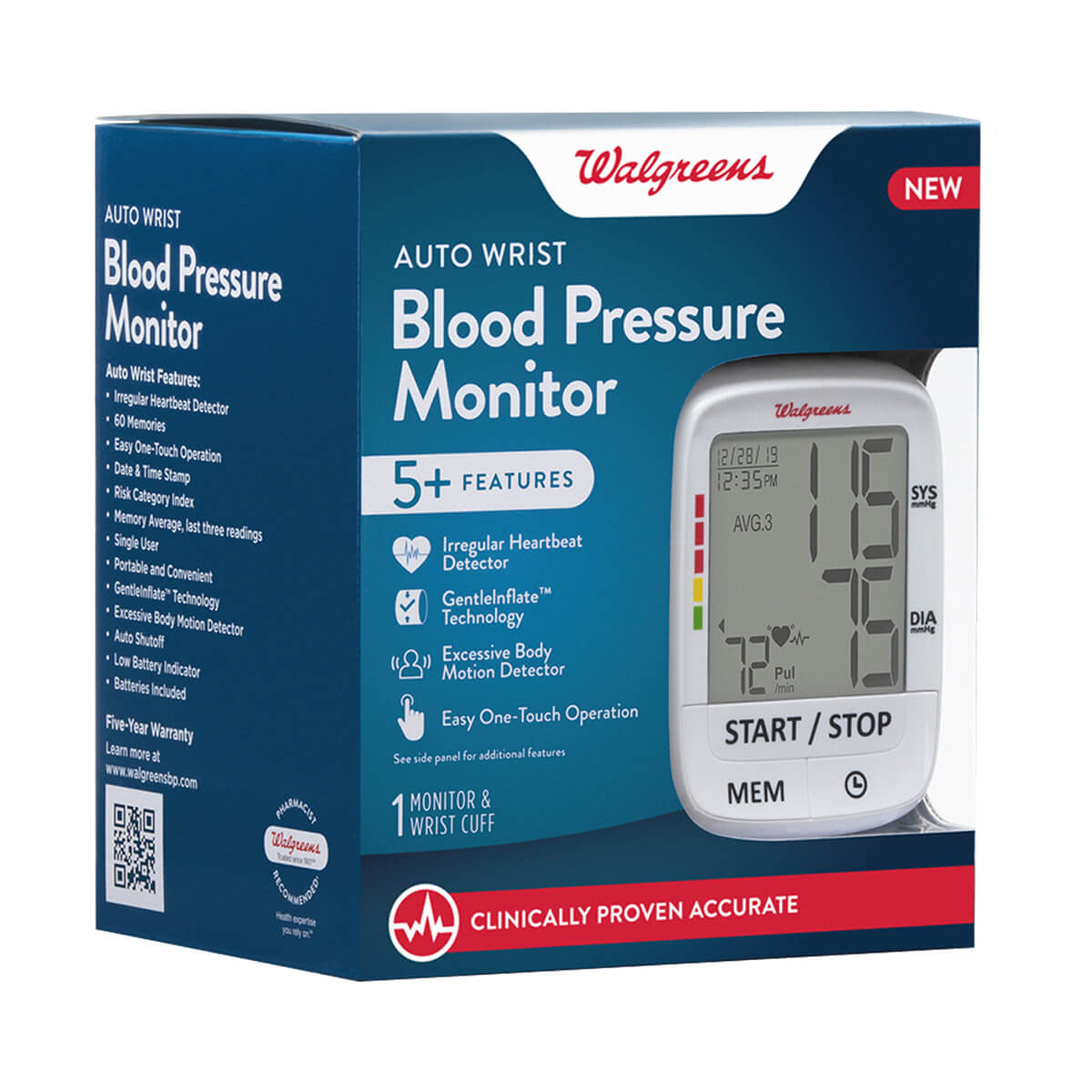 WGNBPW 200 Walgreens Blood Pressure Monitors WGNBPW 200 Walgreens Blood Pressure Monitors
